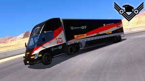 Electric GT Tesla Semi Truck Skin - ATS Mod | American Truck Simulator Mod