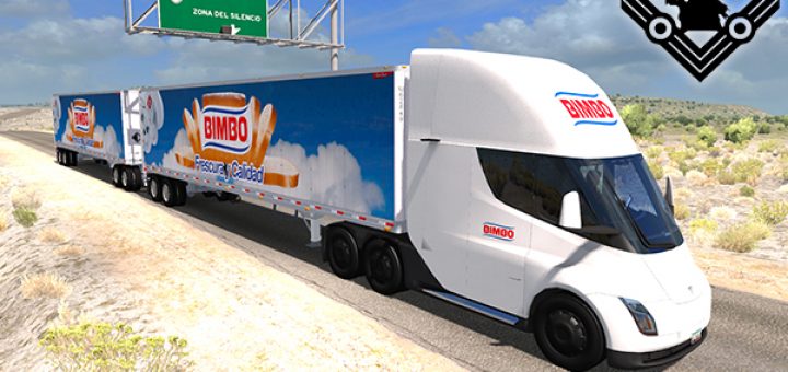 Tesla Semi Truck - ATS Mods | American Truck Simulator Tesla Semi Truck ...