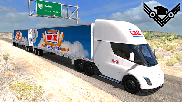 Skin Box´s for Tesla Semi Truck - ATS Mod | American Truck Simulator Mod