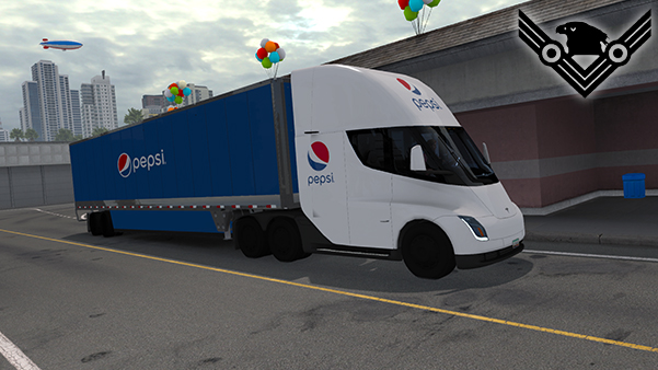 Skin Box´s for Tesla Semi Truck - ATS Mod | American Truck Simulator Mod