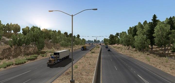 Frosty Winter Weather Mod v5.4 Mod - ATS Mod | American Truck Simulator Mod