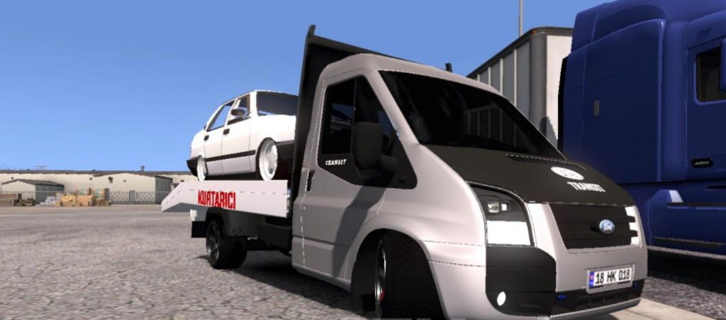 Ford Transit 2010 Pickup v1.0 - ATS Mod | American Truck Simulator Mod