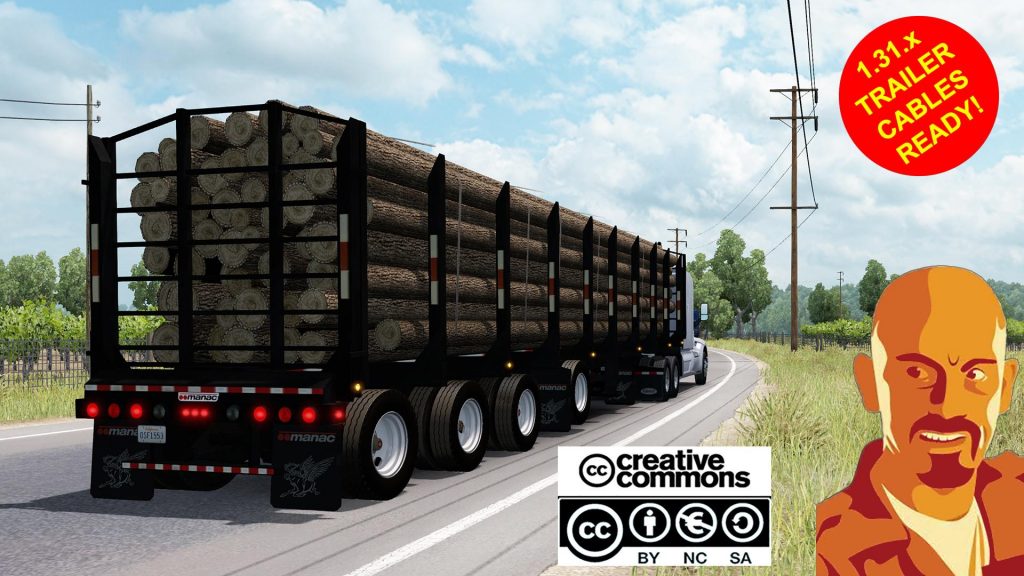 MANAC 4 AXIS LOG TRAILER for ATS 1.31.x - ATS Mod | American Truck ...