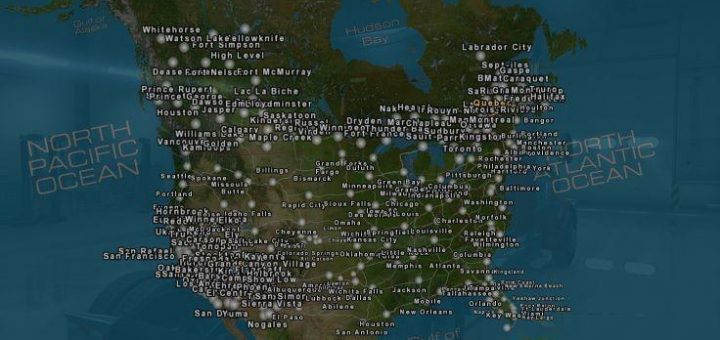 Canada Map v1.4.0 1.54 Mod - ATS Mod | American Truck Simulator Mod