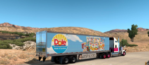 DOLE Reefer Trailer v1.0 - ATS Mod | American Truck Simulator Mod