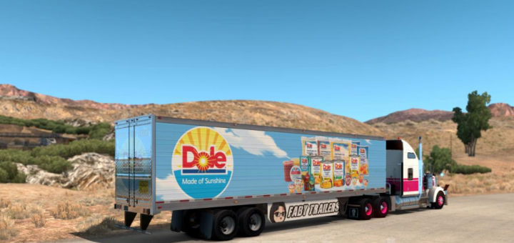 Custom Reefer Trailer v1.1 Mod - ATS Mod | American Truck Simulator Mod