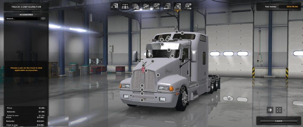 KENWORTH T600 Truck v1.0 - ATS Mod | American Truck Simulator Mod