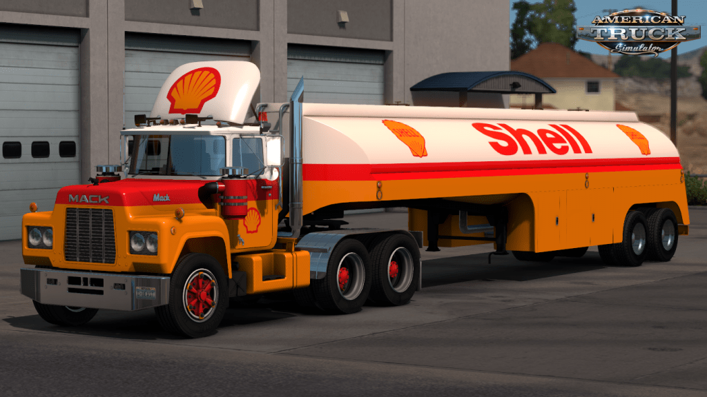 Shell Mack R Series Truck Skins - ATS Mod | American Truck Simulator Mod