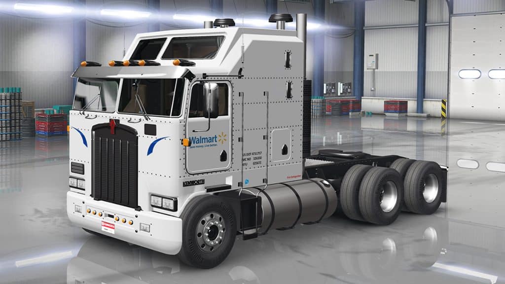 Kenworth K100 Wallmarkt Truck Skin - ATS Mod | American Truck Simulator Mod