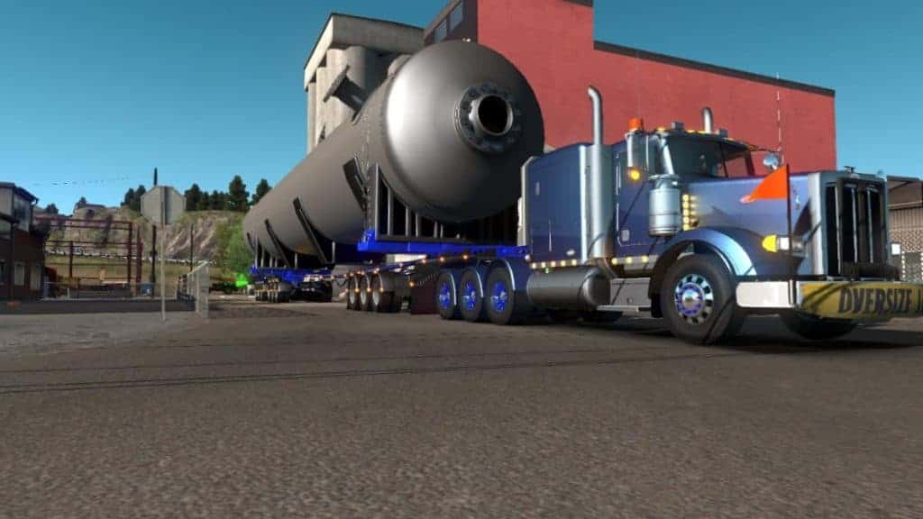 Oversize Owned Dolly Trailer (9 axles with steer axles) v1.0 ATS - ATS ...