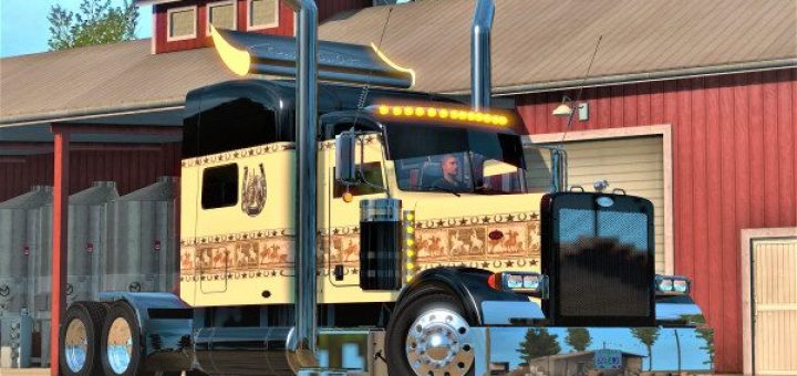 Peterbilt Viper 2 Yello Truck Skin Mod - ATS Mod | American Truck ...