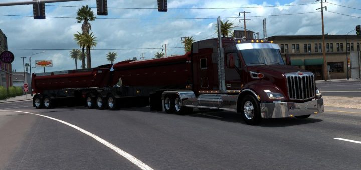 MATE TRI-AXLE END DUMP TRAILER OWNABLE 1.45 Mod - ATS Mod | American ...