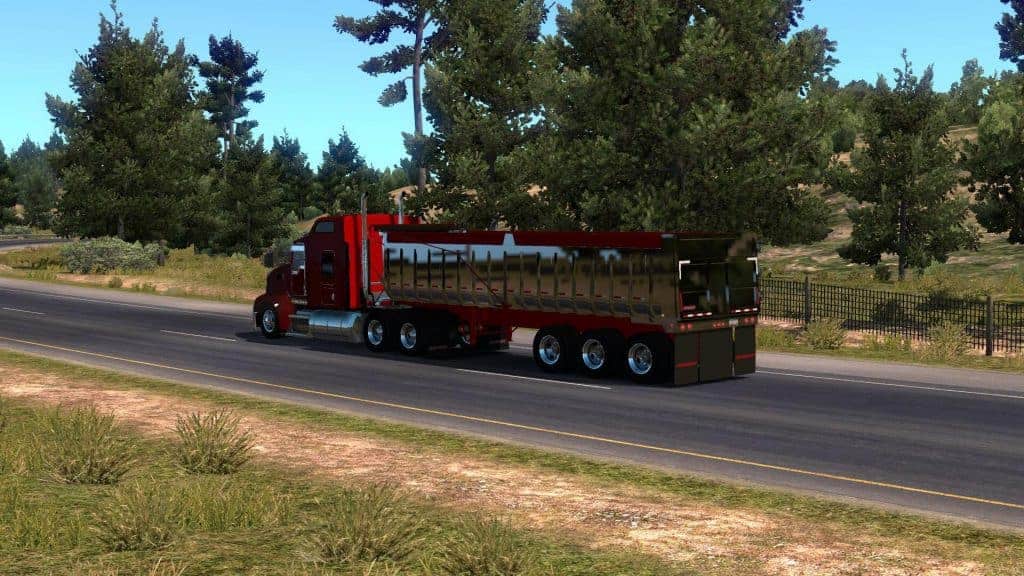 Fruehauf Single Dump 1973 v1.0 1.34.x Trailer - ATS Mod | American ...