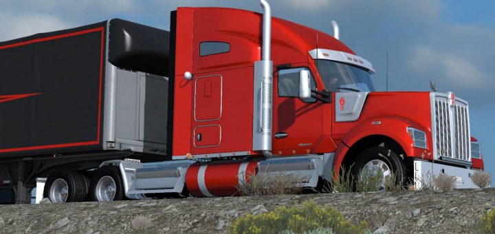 KENWORTH W900L BIG BOB 3.8 (ATS 1.45) Mod - ATS Mod | American Truck Simulator Mod