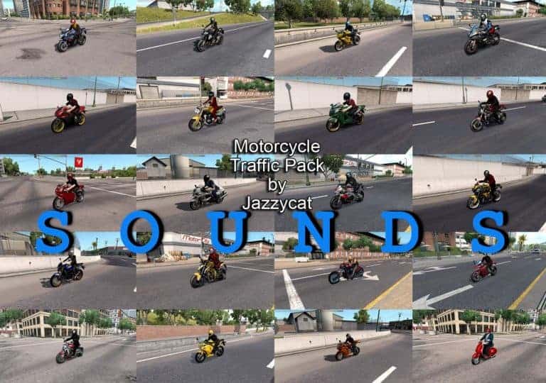 Sounds for Motorcycle Traffic Pack v 2.5 - ATS Mod | American Truck ...