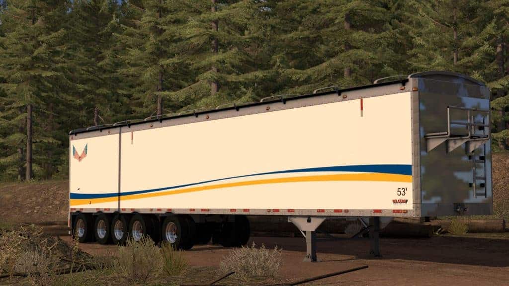 Wilkins Walking Floor v1.0 1.34.x Trailer - ATS Mod | American Truck ...