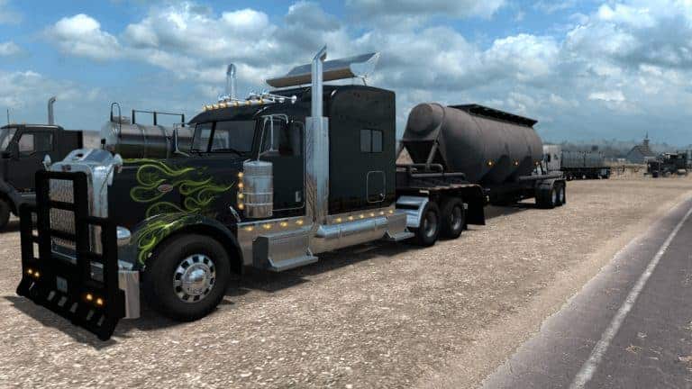 Dry Bulk (Long) Trailer - ATS Mod | American Truck Simulator Mod