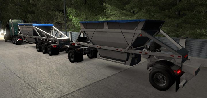 Grain Tipper Trailer - ATS Mod | American Truck Simulator Mod