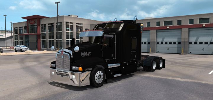 Kenworth W900 Wrecker + Load + Template Truck - ATS Mod | American ...