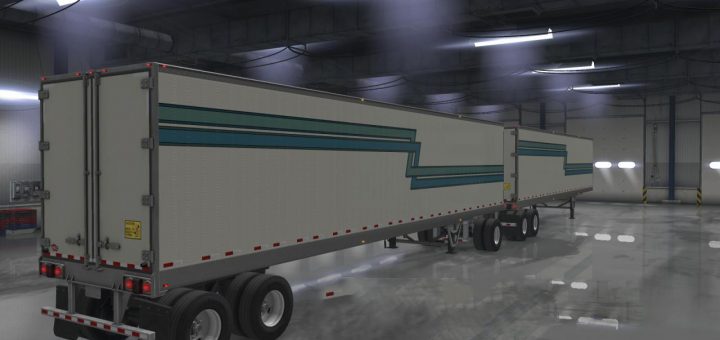 CJD LOG TRAILER V1.44 Mod - ATS Mod | American Truck Simulator Mod