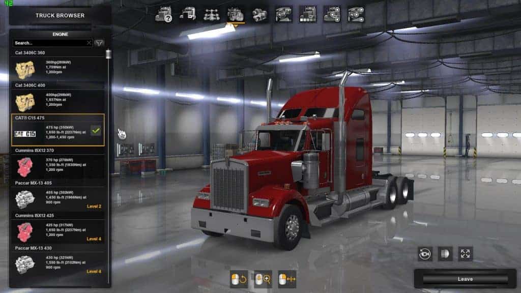 Cat C15 Engines With Sounds For Kenworth W900 1.35 Mod - ATS Mod ...