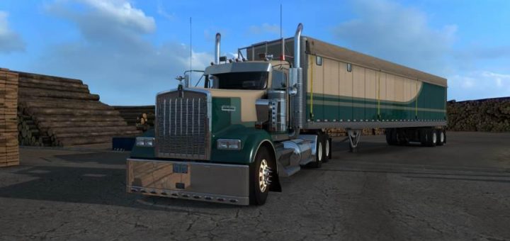 KENWORTH T909 V4.0 Mod - ATS Mod | American Truck Simulator Mod
