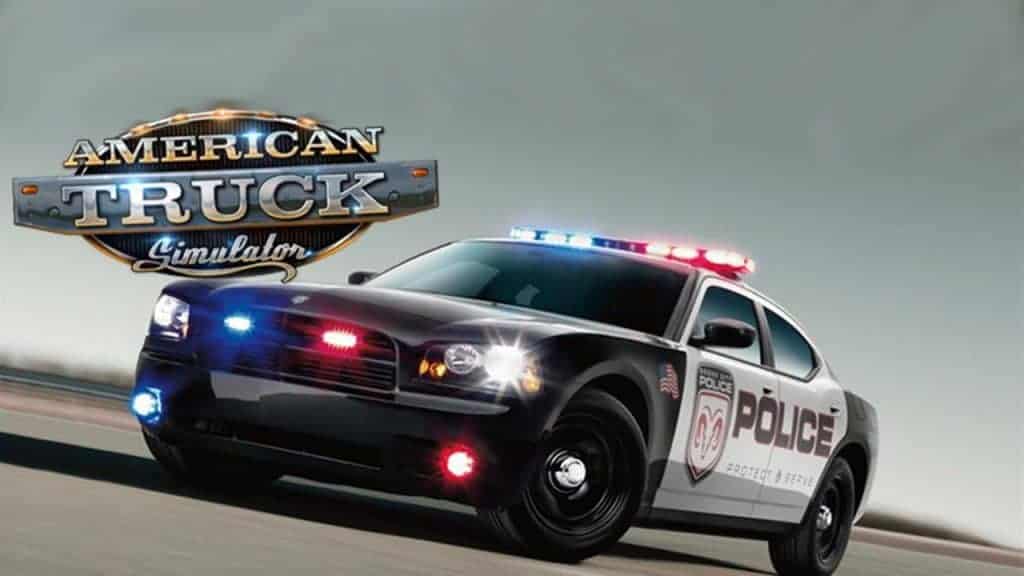 USA POLICE TRAFFIC 1.35 MOD - ATS Mod | American Truck Simulator Mod