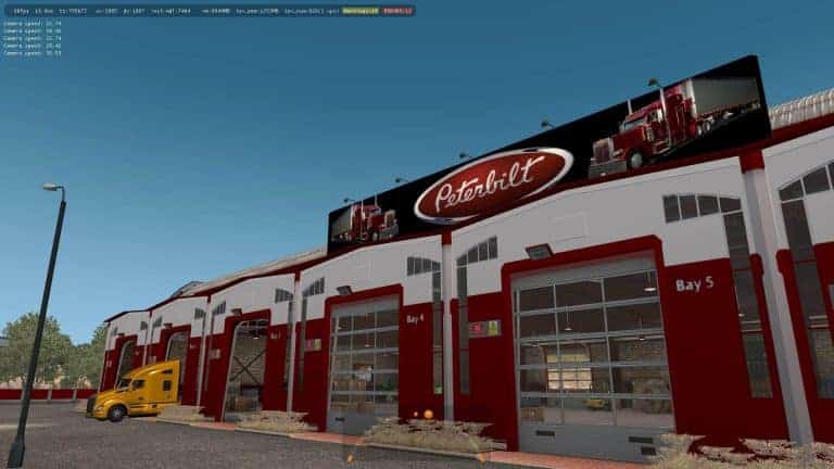 Large garage Peterbilt 1.35.x for ATS - ATS Mod | American Truck ...
