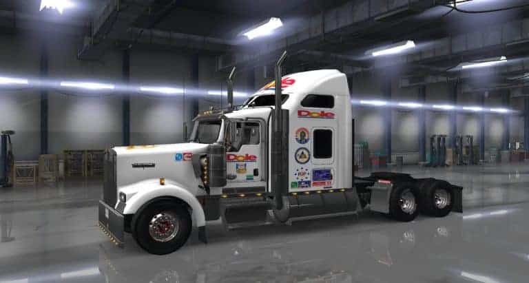 Skin Dole Company for KW900 Truck - ATS Mod | American Truck Simulator Mod