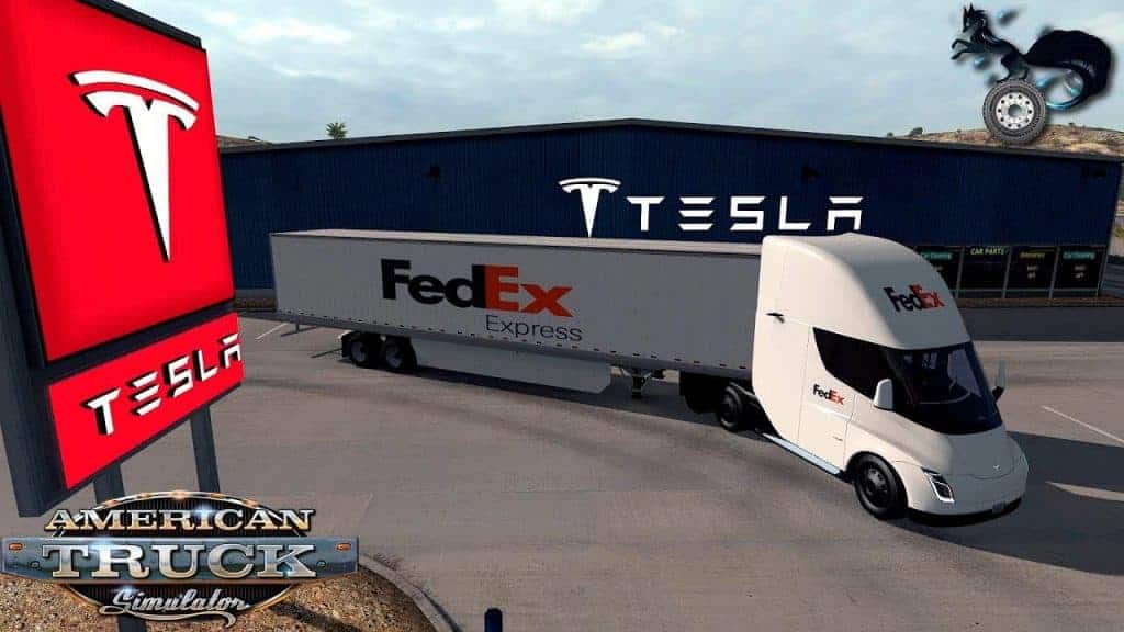 Tesla Truck 1.35 for ATS - ATS Mod | American Truck Simulator Mod