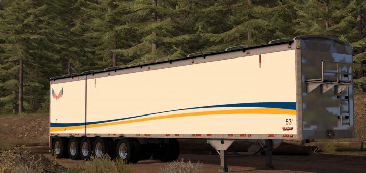 Oranges reefer trailer mod ATS - ATS Mod | American Truck Simulator Mod
