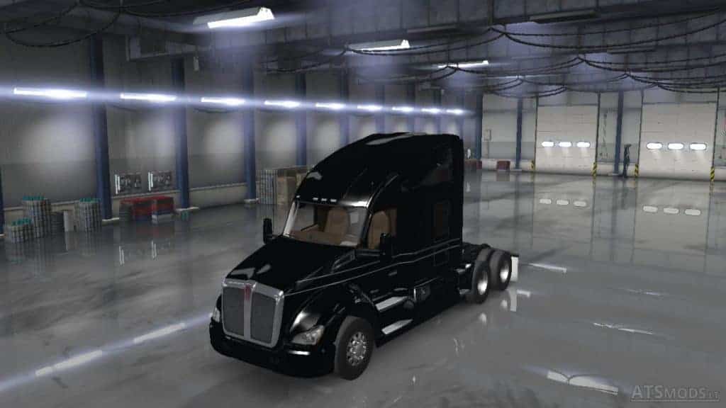 ATS KWT680 Sleeper/ Cab c Simple Line Skin Mod - ATS Mod | American ...