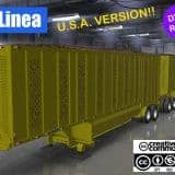 RODOLINEA SUGAR CANE TRAILERS (U.S.A. EDITION) 1.35.x Mod - ATS Mod ...