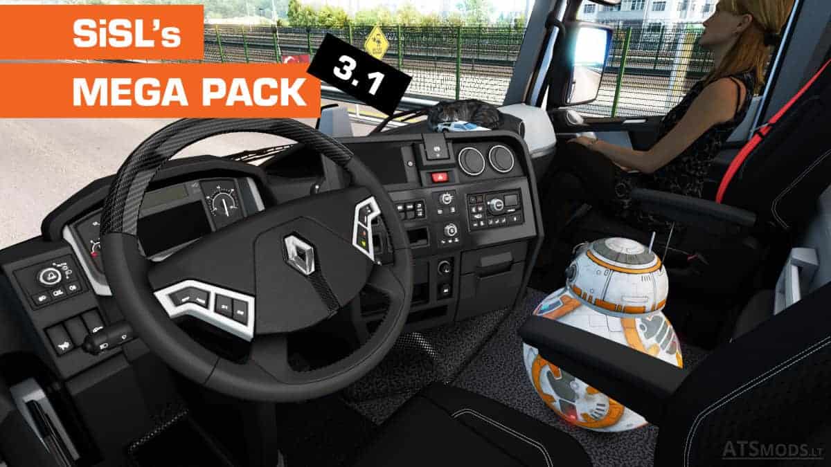 SiSL’s Mega Pack 3.1 for ATS 1.36 - ATS Mod | American Truck Simulator Mod