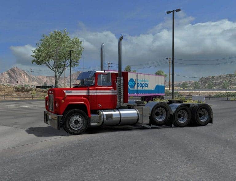 Custom mack granite 1.36 Truck - ATS Mod | American Truck Simulator Mod