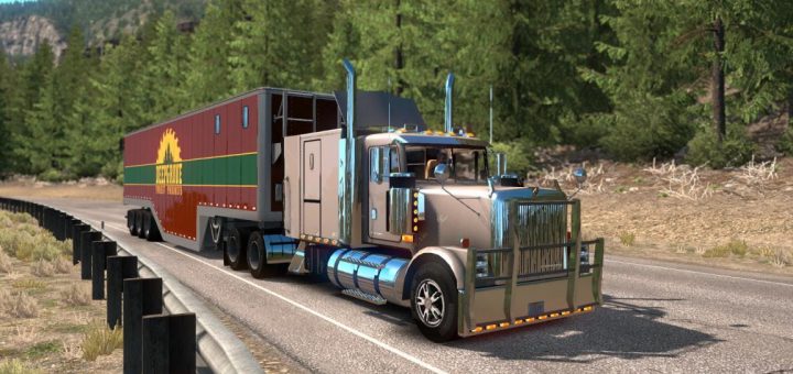Peterbilt 377 Truck for ATS - ATS Mod | American Truck Simulator Mod