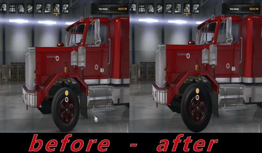 Large Tires mod v1.0 - ATS Mod | American Truck Simulator Mod