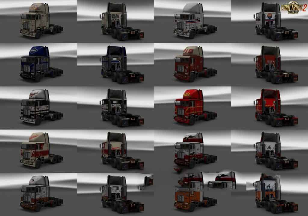 Dirty Skins Pack for Freightliner FLB v1.0 - ATS Mod | American Truck ...