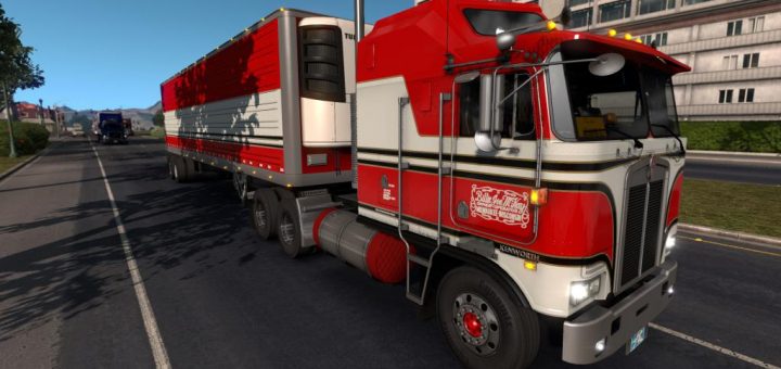 RoadWay Trailer Skin “BOX” Mod - ATS Mod | American Truck Simulator Mod