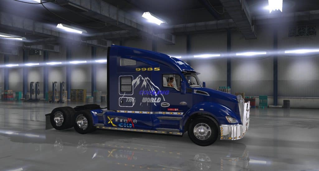 SKIN GONZALES TRUCKING REFRIGERADOS FOR KW T 680 Mod - ATS Mod ...