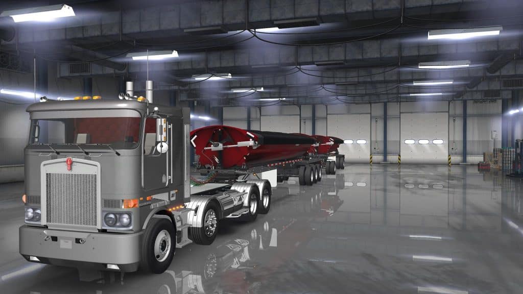 SmithCo Side Dump Double Trailer v1.2 1.36 Mod - ATS Mod | American ...