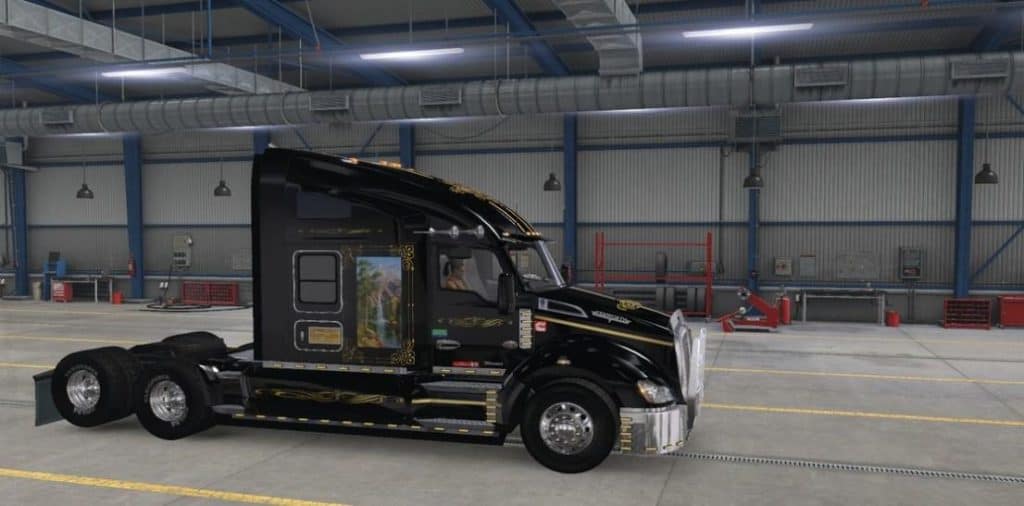 SKIN GOLDEN STYLE FOR KWT 680 v1.0 Mod - ATS Mod | American Truck ...