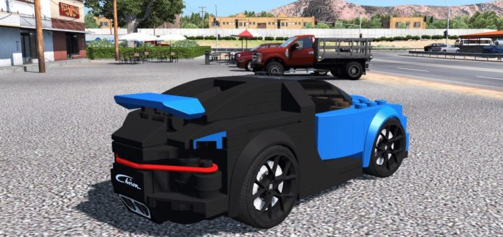 Bugatti Chiron (2021) 1.49.2 Mod - ATS Mod | American Truck Simulator Mod