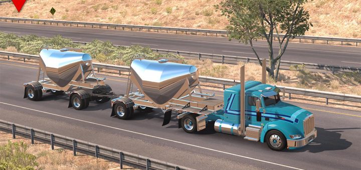 Peterbilt 587 1.35 Mod - ATS Mod | American Truck Simulator Mod