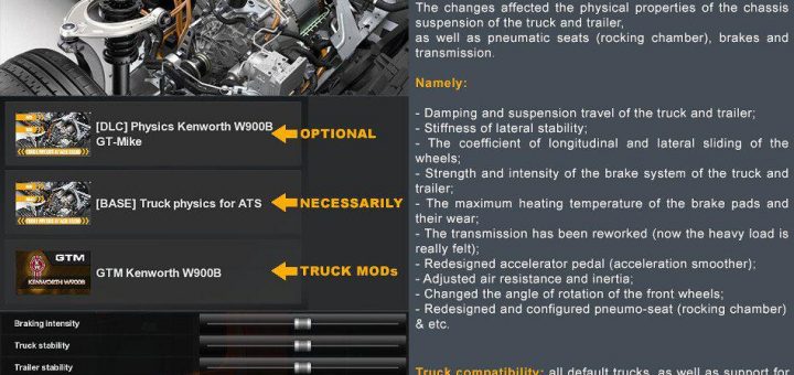 SCS W900 Template for ATS - ATS Mod | American Truck Simulator Mod