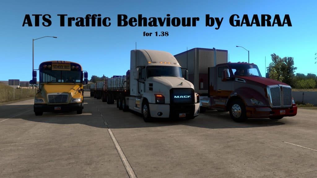 ATS Traffic Behaviour 1.38 Mod - ATS Mod | American Truck Simulator Mod