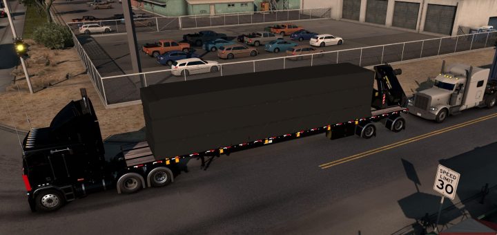 Temisko Quad Axle Log Trailer 1.40 Mod - ATS Mod | American Truck ...
