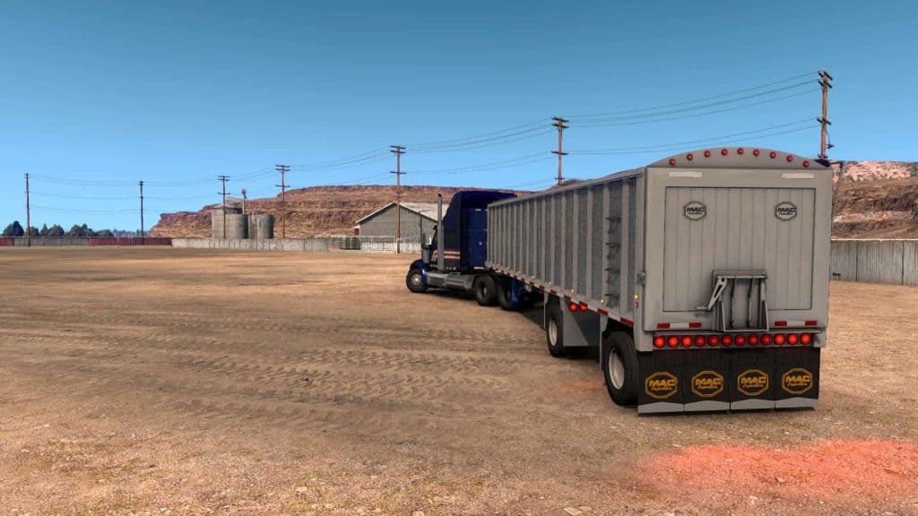 2018 Mac Frameless End Dump v1.0 1.38 - 1.39 Mod - ATS Mod | American ...