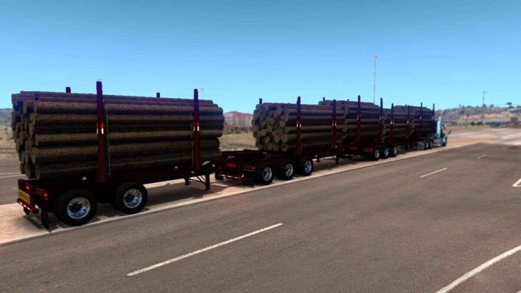Arctic Logs Triple Trailers 1.39 Mod - ATS Mod | American Truck ...
