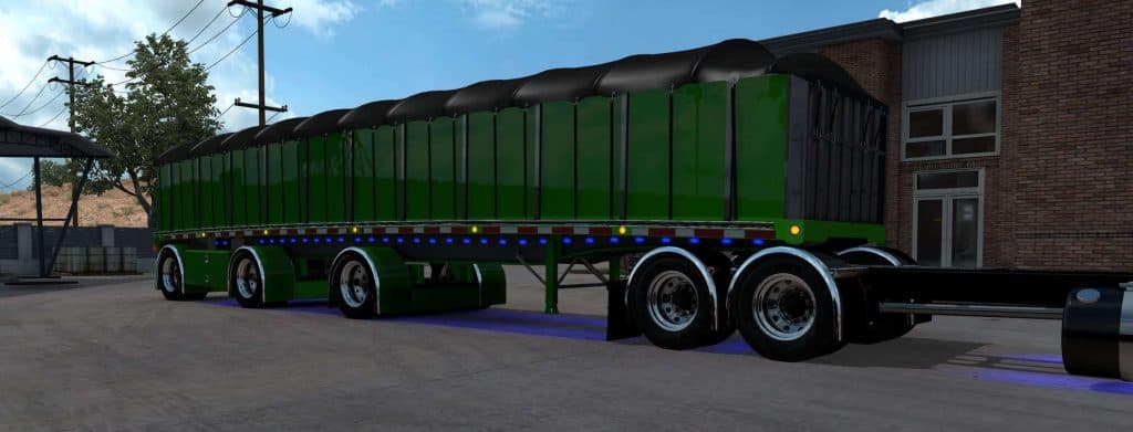 Mac flatbed custom Trailer 1.39 Mod - ATS Mod | American Truck ...